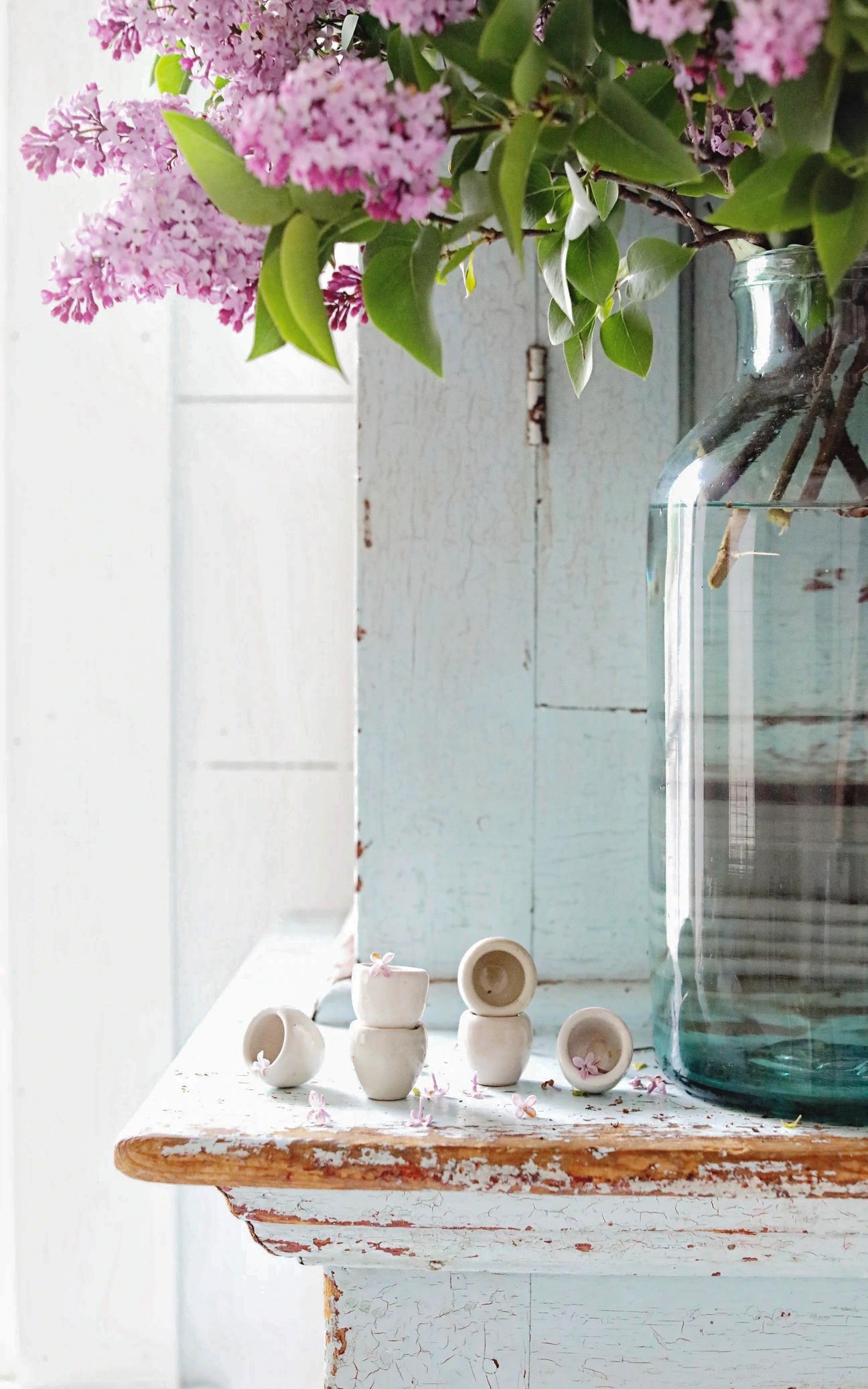 Set of Six Vintage French Stoneware Escargot Pots – Dreamy Whites